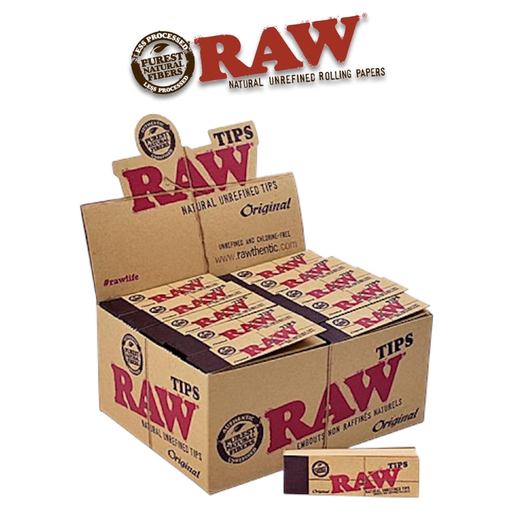 Raw Tips Original-50ct | SoCAL Distro LLC