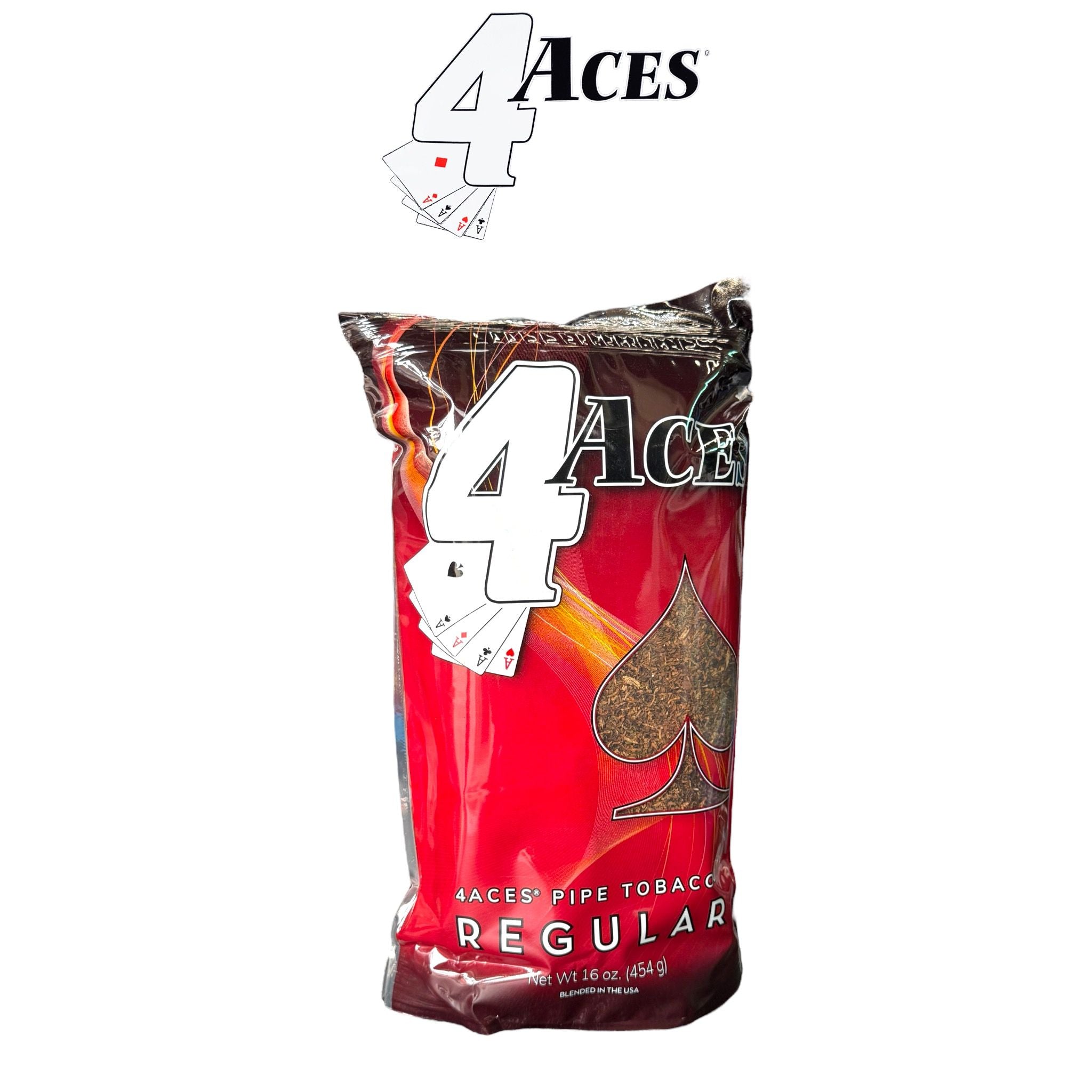 4 Aces Pipe Tobacco Regular - 16oz Pouch | SoCAL Distro LLC