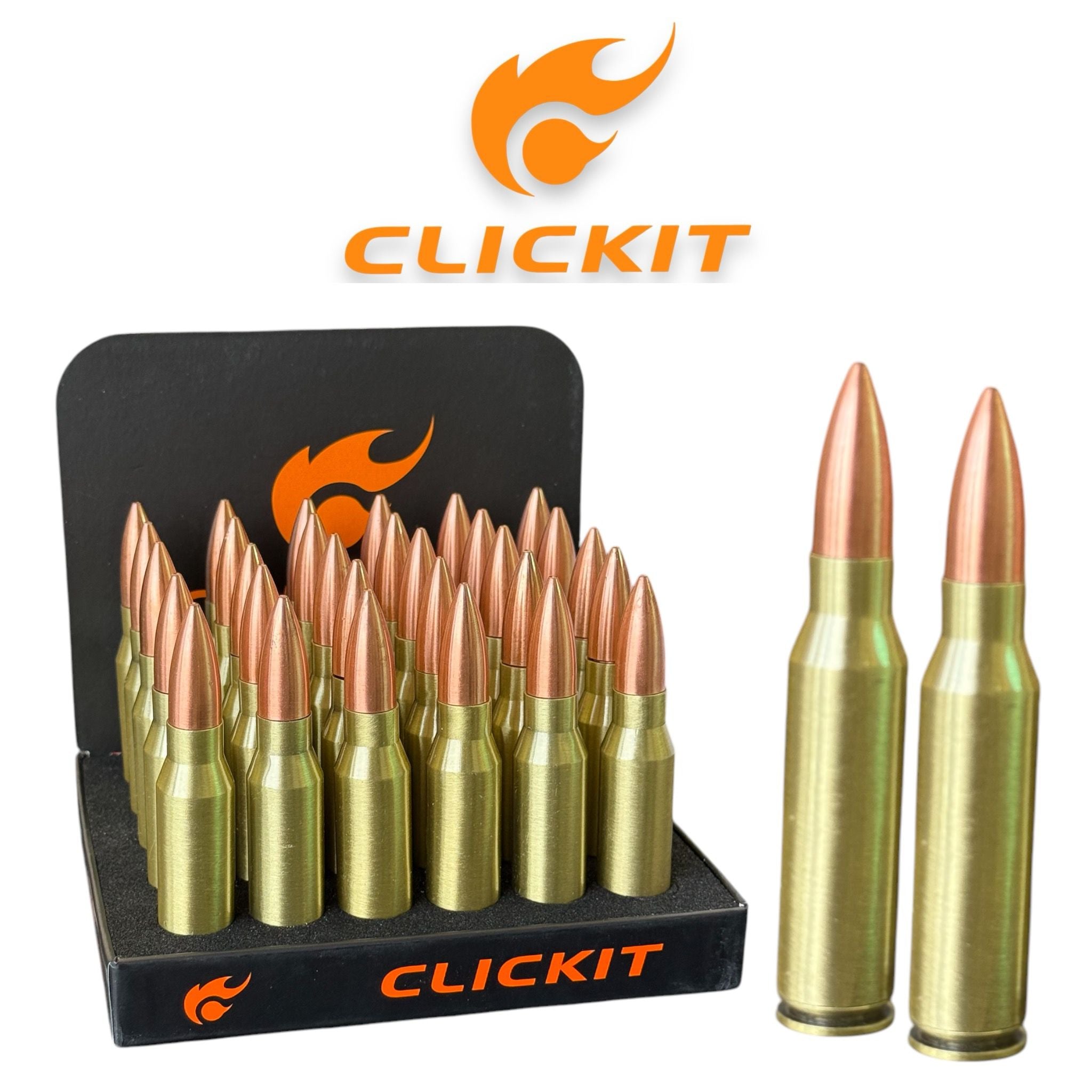 Clickit Bullet Lighter- 30ct | SoCAL Distro LLC