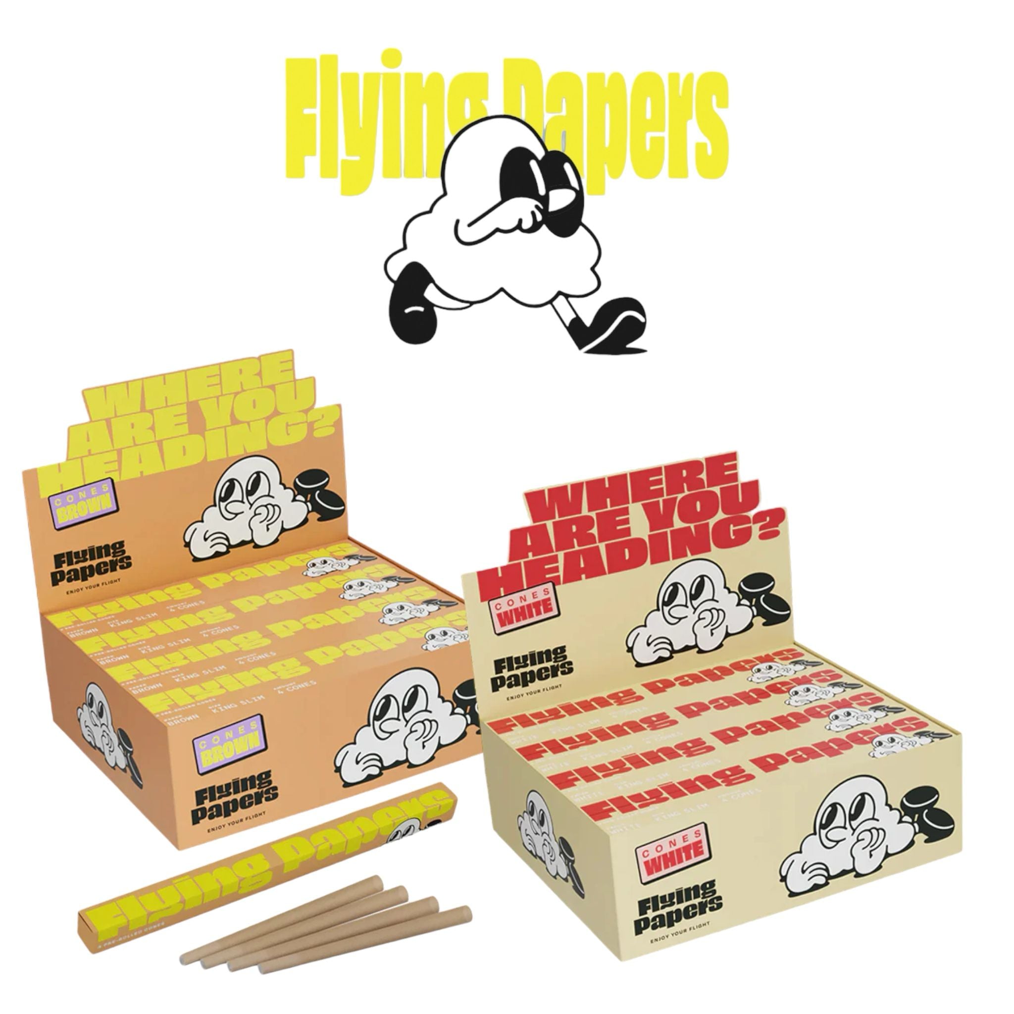 Flying Paper Cones King 4pk - 60ct | SoCAL Distro LLC