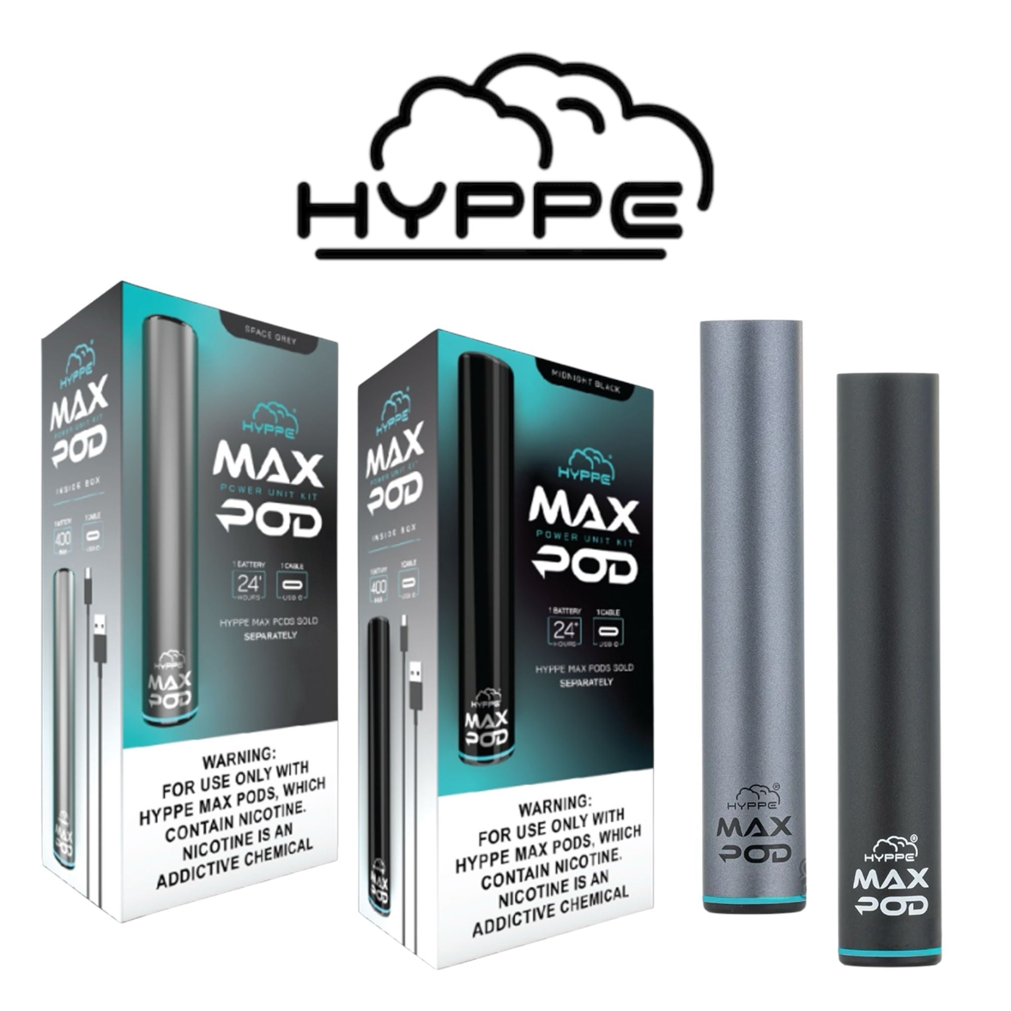 Hyppe Max Pod Battery-6ct | SoCAL Distro LLC