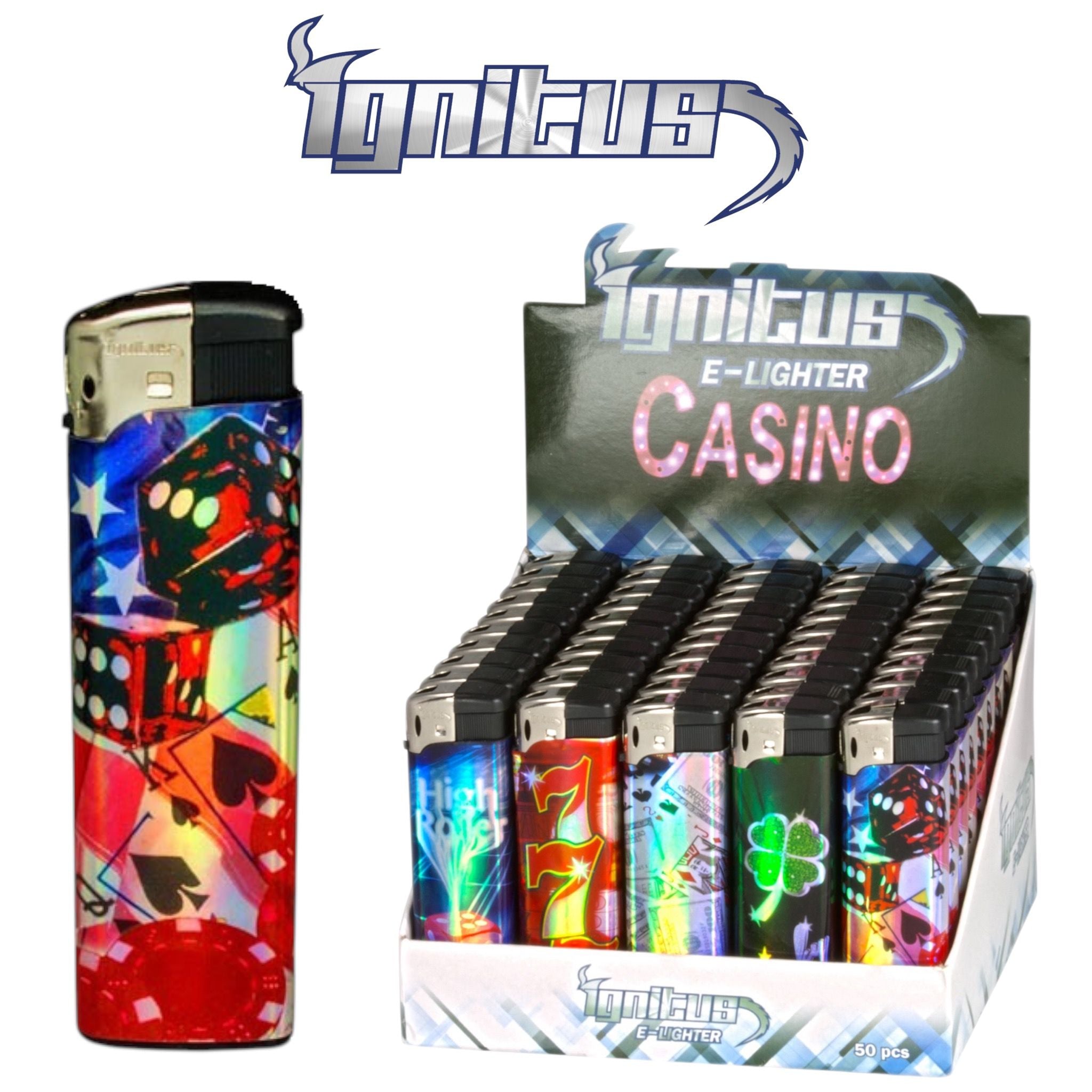 Ignitus Casino Lighter-50ct | SoCAL Distro LLC