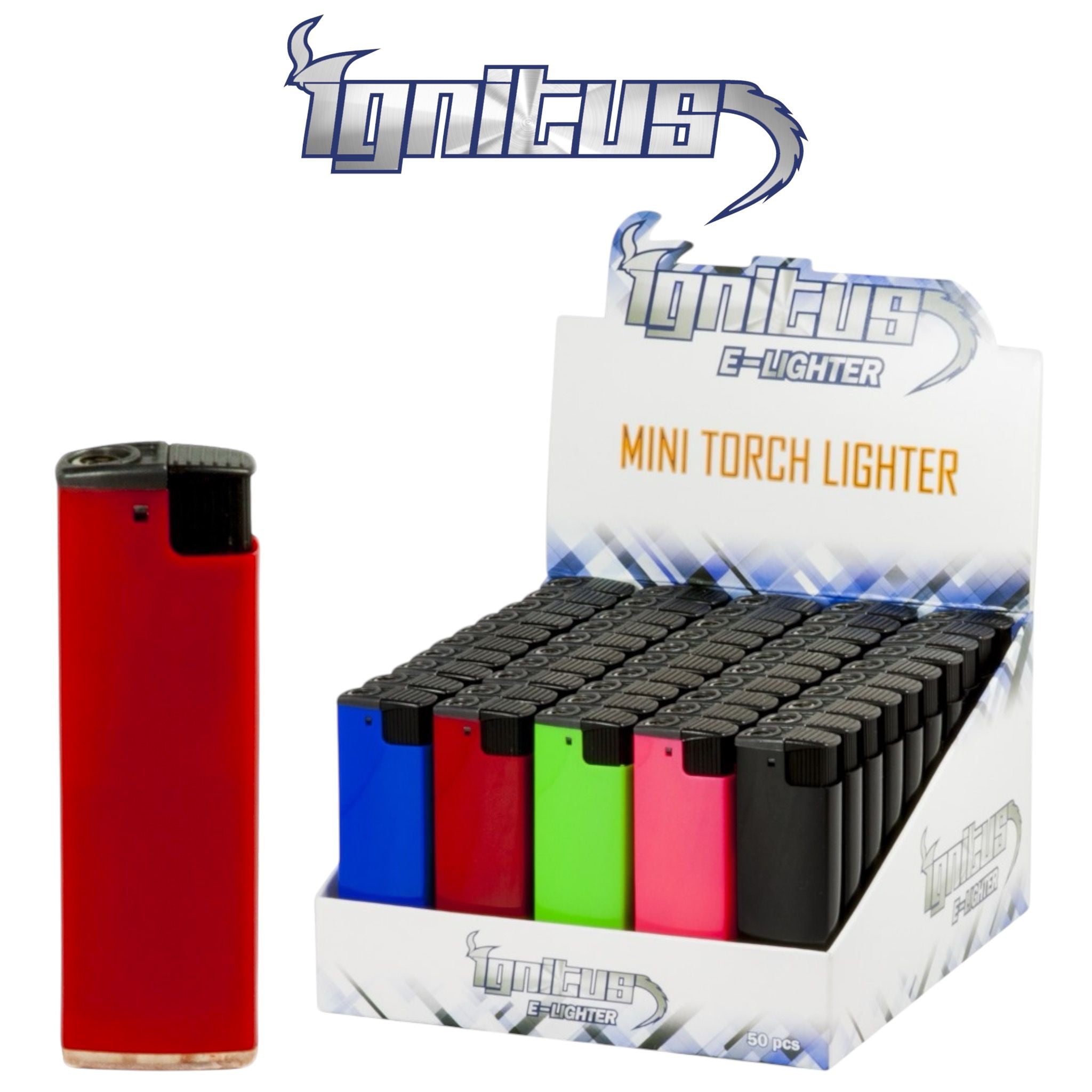 Ignitus Classic Mini Windproof Lighter-50ct | SoCAL Distro LLC
