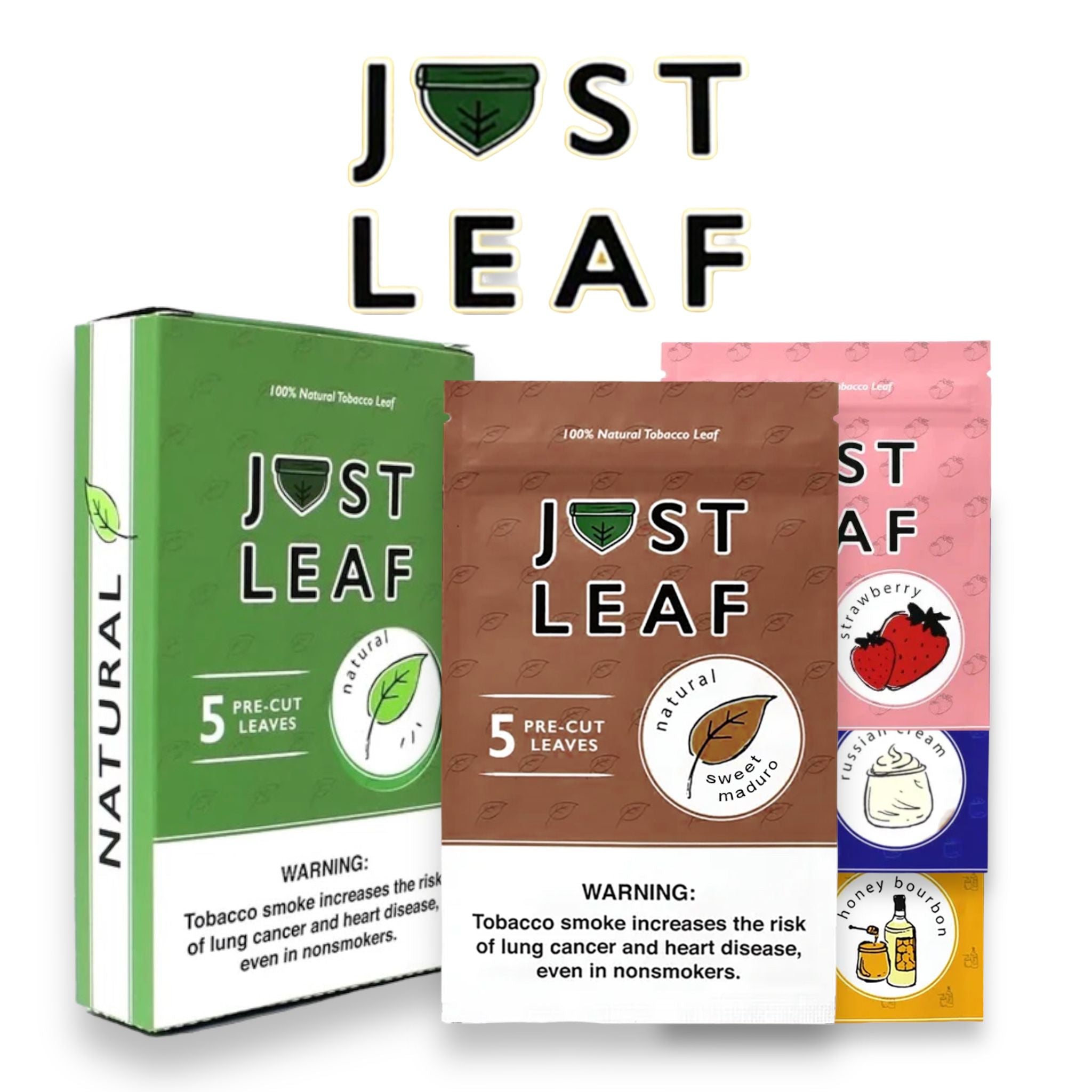 Just Leaf Wraps 5pk- 8ct | SoCAL Distro LLC