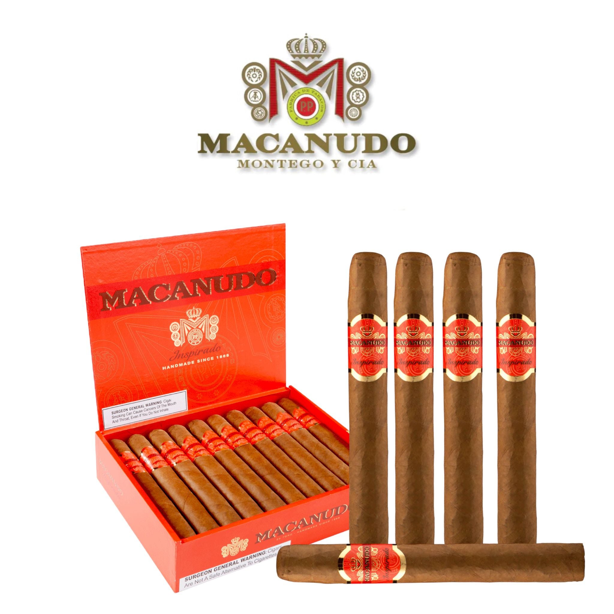 Macanudo Orange Inspirado Toro-20ct Display | SoCAL Distro LLC