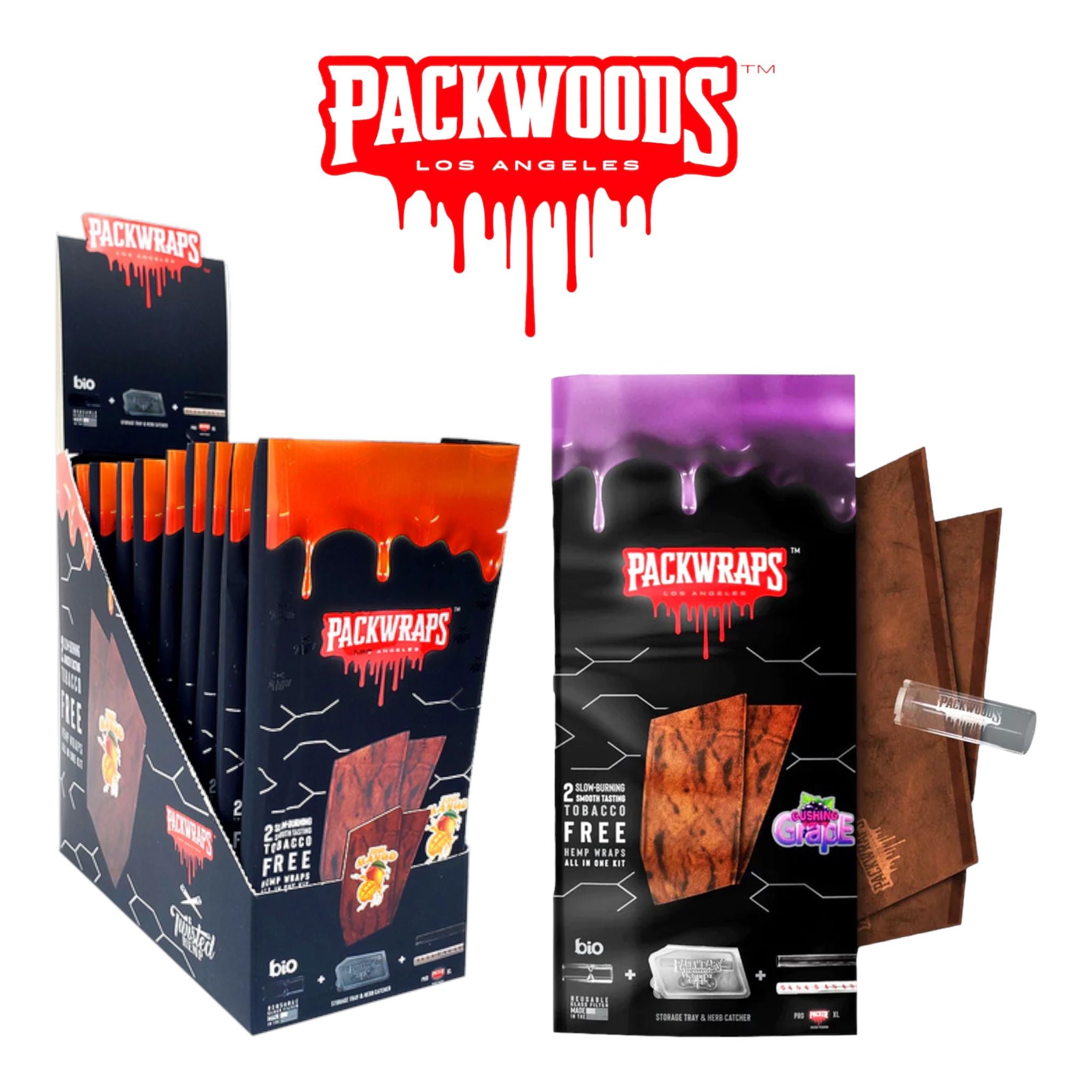 Packwraps X Twisted Blunt Wrpas 2pk-10ct | SoCAL Distro LLC