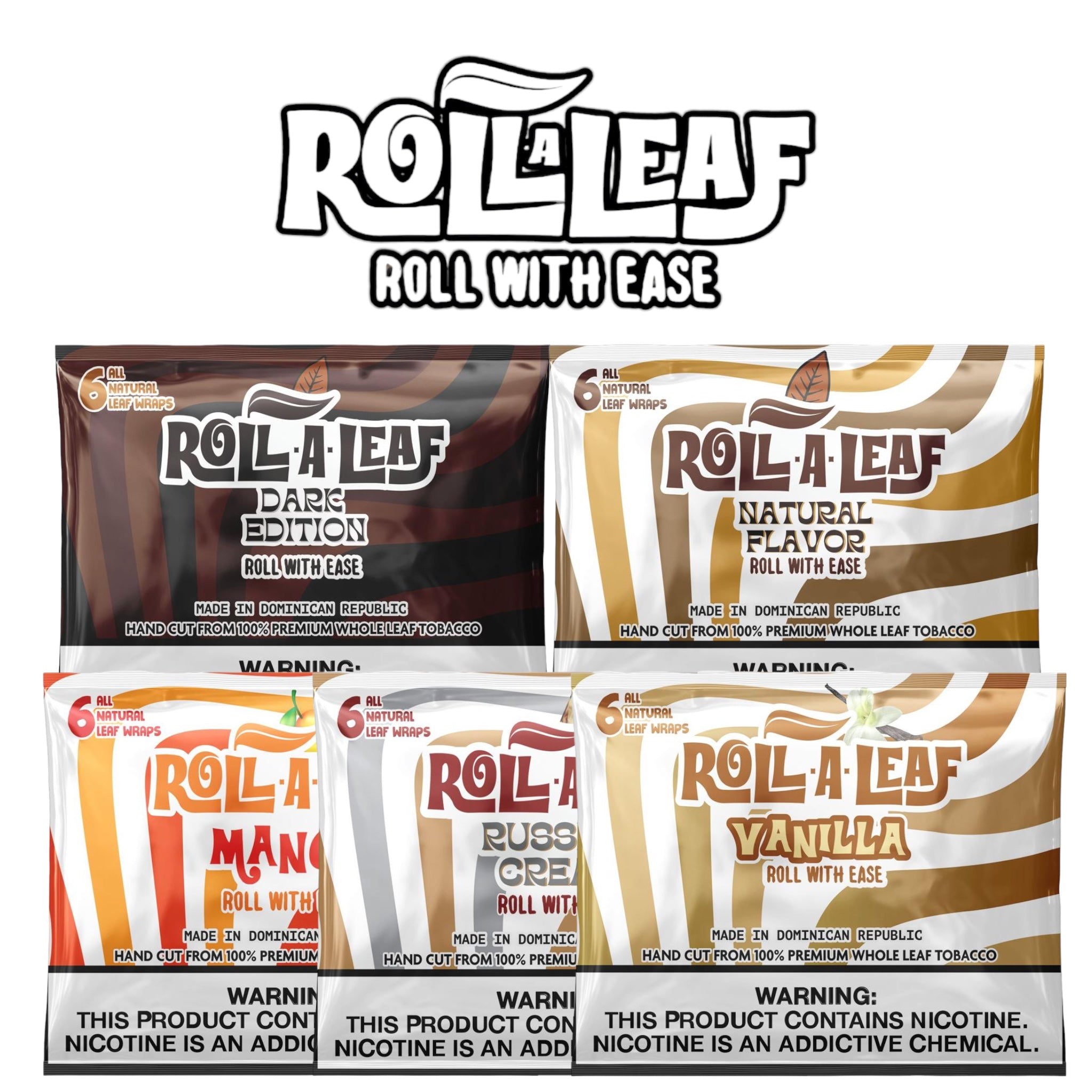 Roll A Leaf Wraps 6pk - 8ct | SoCAL Distro LLC