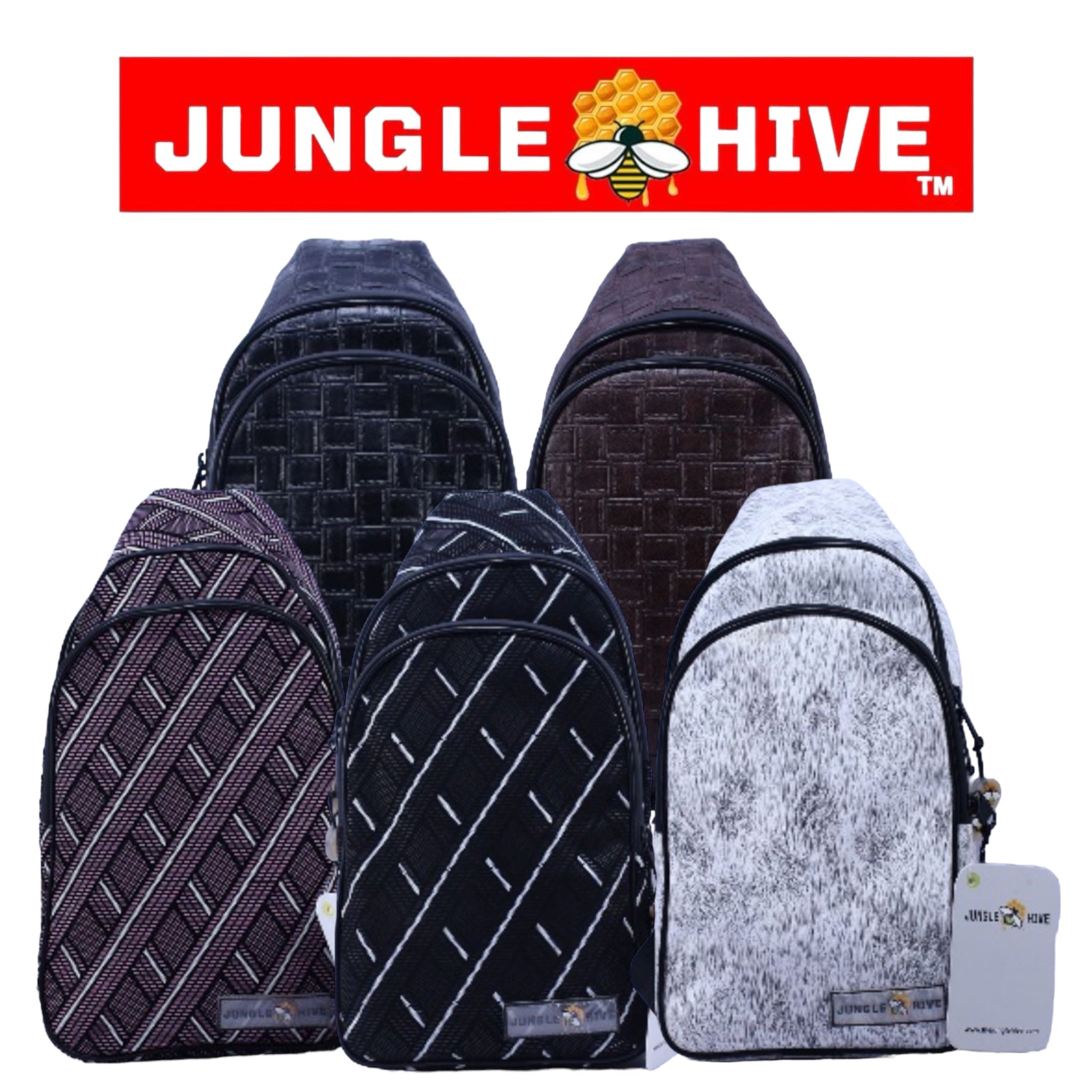 Jungle Hive Shoulder Back Pack- 1ct | SoCAL Distro LLC