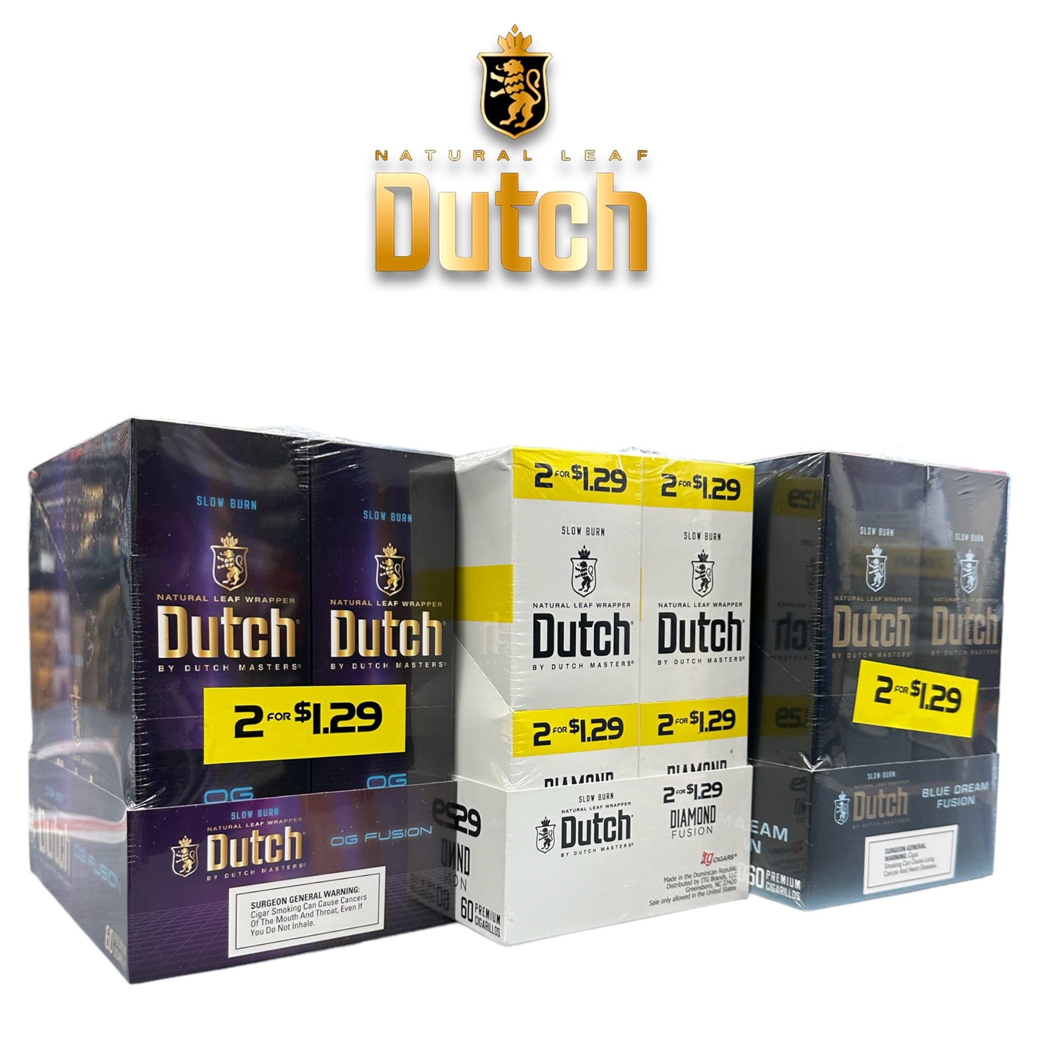 Dutch Master Cigarillos 2/1.29c- 30ct | SoCAL Distro LLC