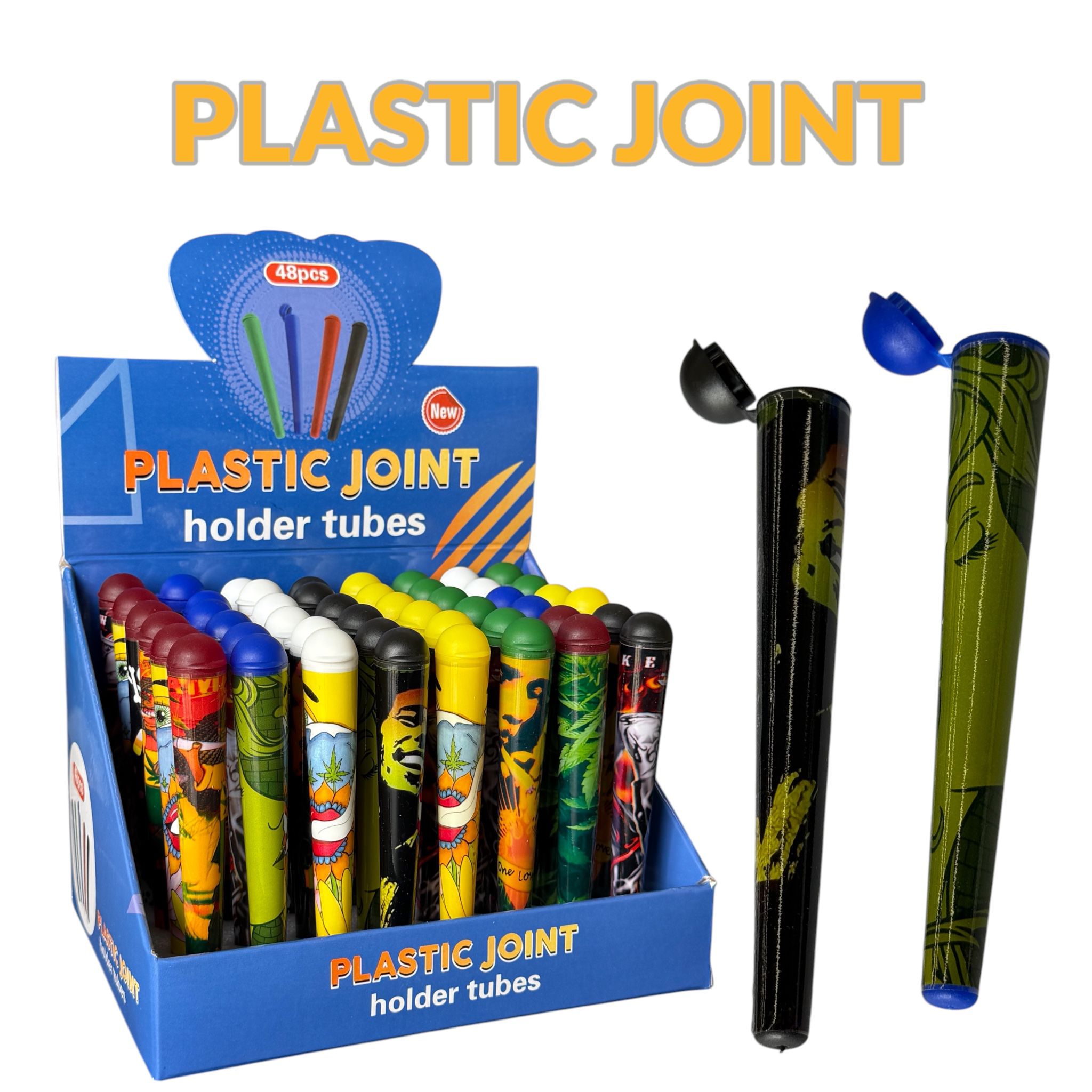 Plastic Holder Tubes-48ct | SoCAL Distro LLC