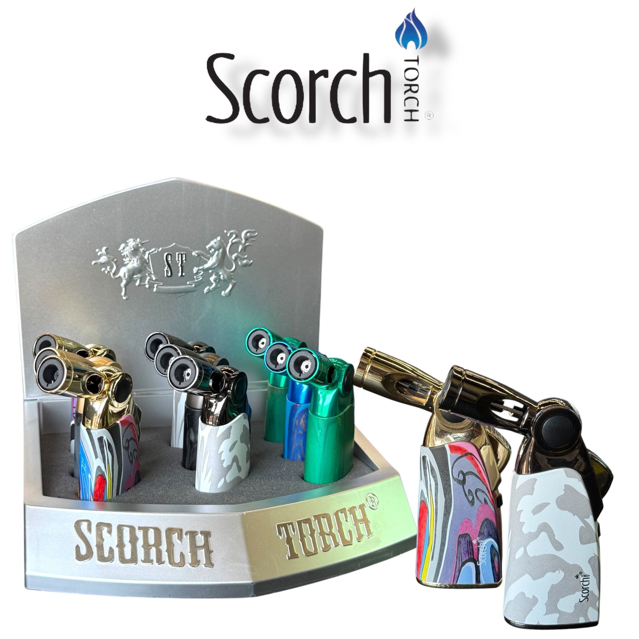 Scorch 61796 Single Adjust Angle Torch-12ct | SoCAL Distro LLC