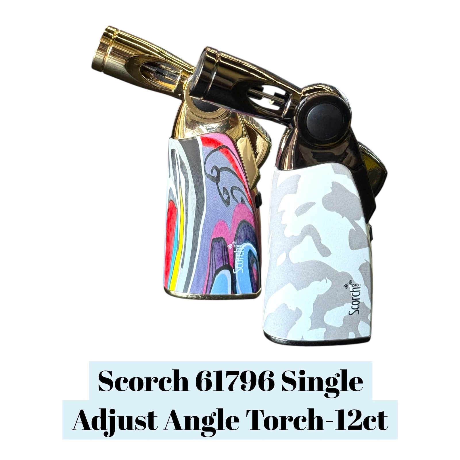 Scorch 61796 Single Adjust Angle Torch-12ct | SoCAL Distro LLC
