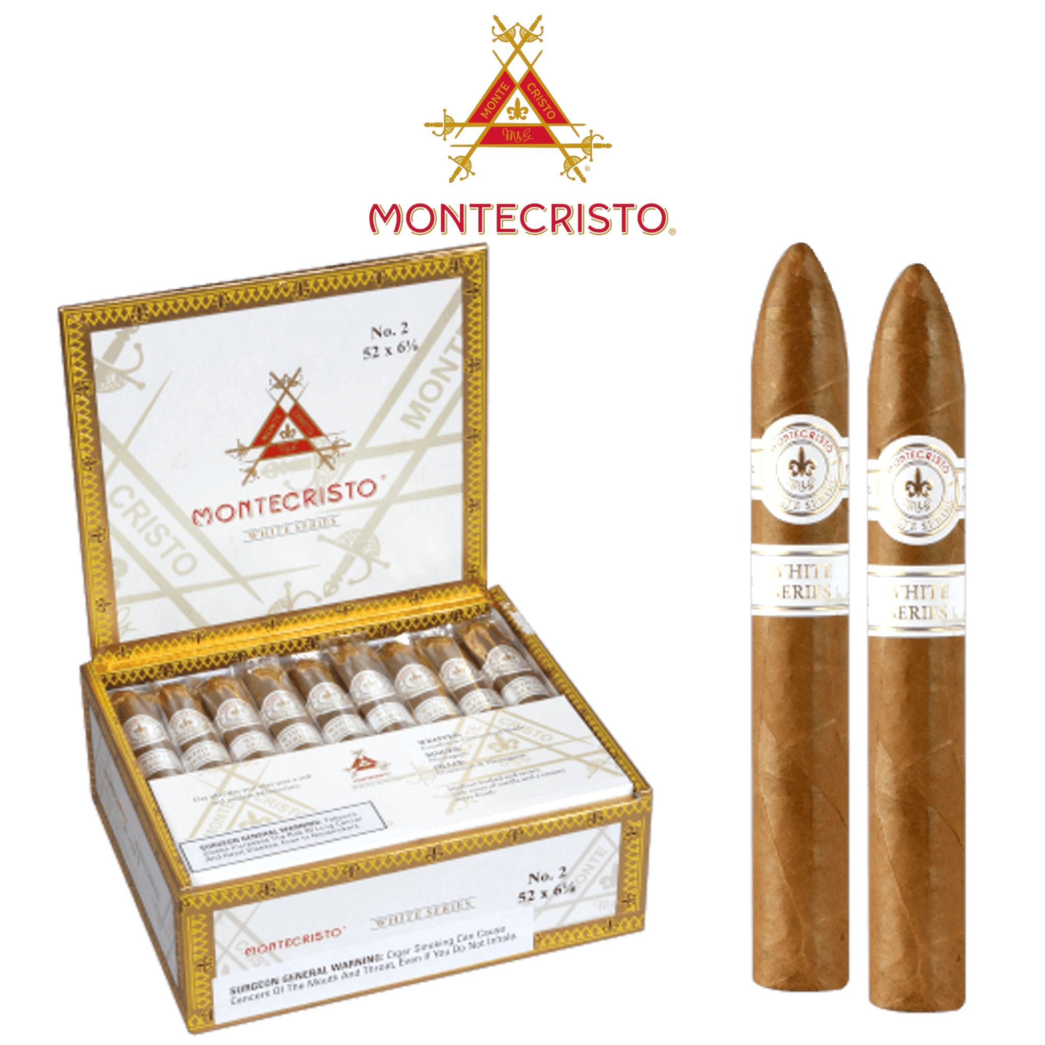 Montecristo White Series No2 - 27ct | SoCAL Distro LLC