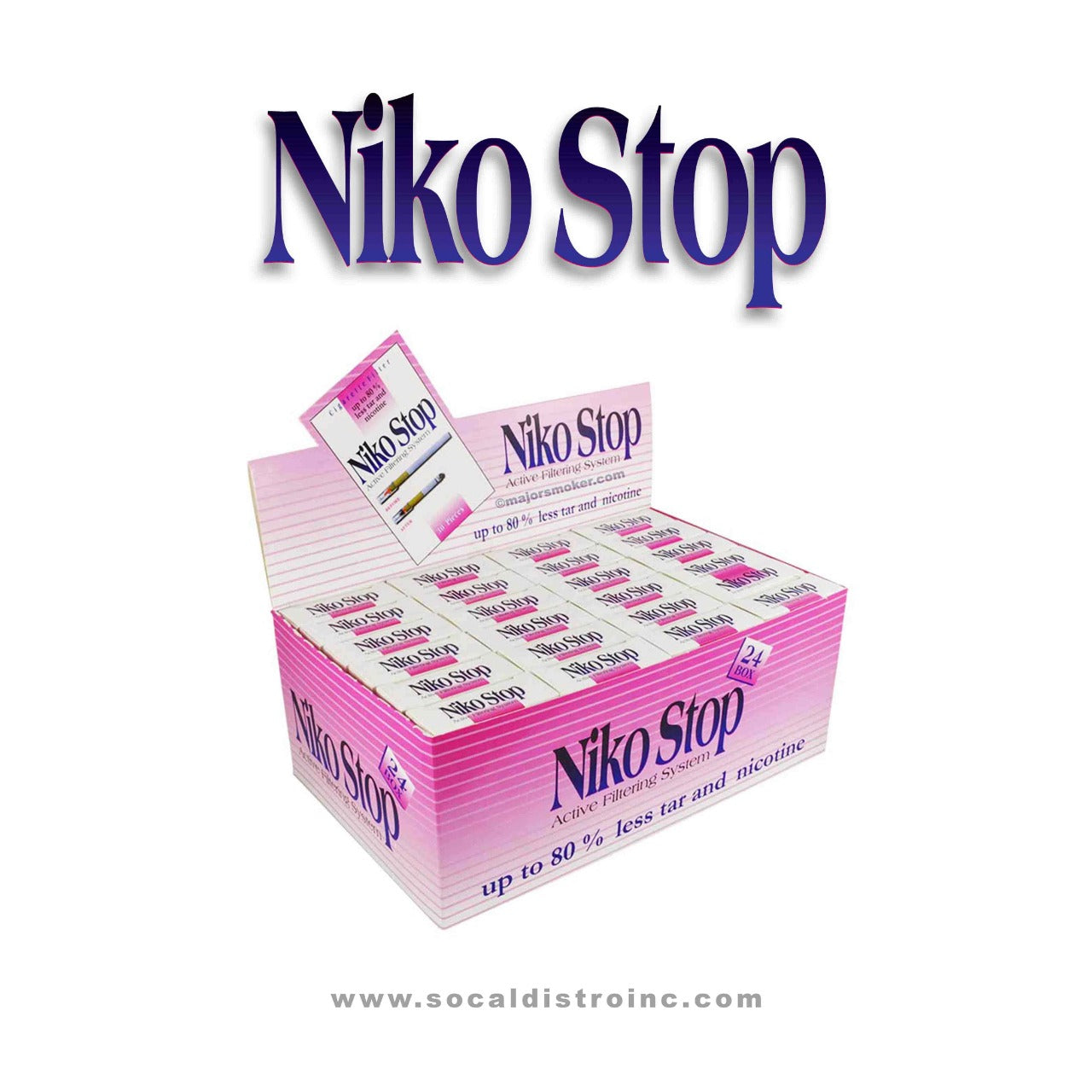 Niko Stop Filters Display-24pk | SoCAL Distro LLC