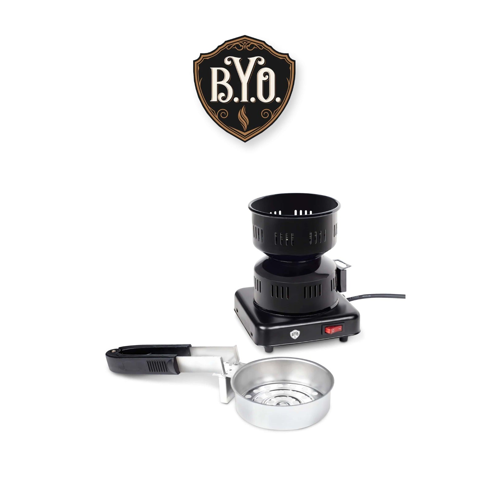 B.Y.O. Round Charcoal Burner | SoCAL Distro LLC