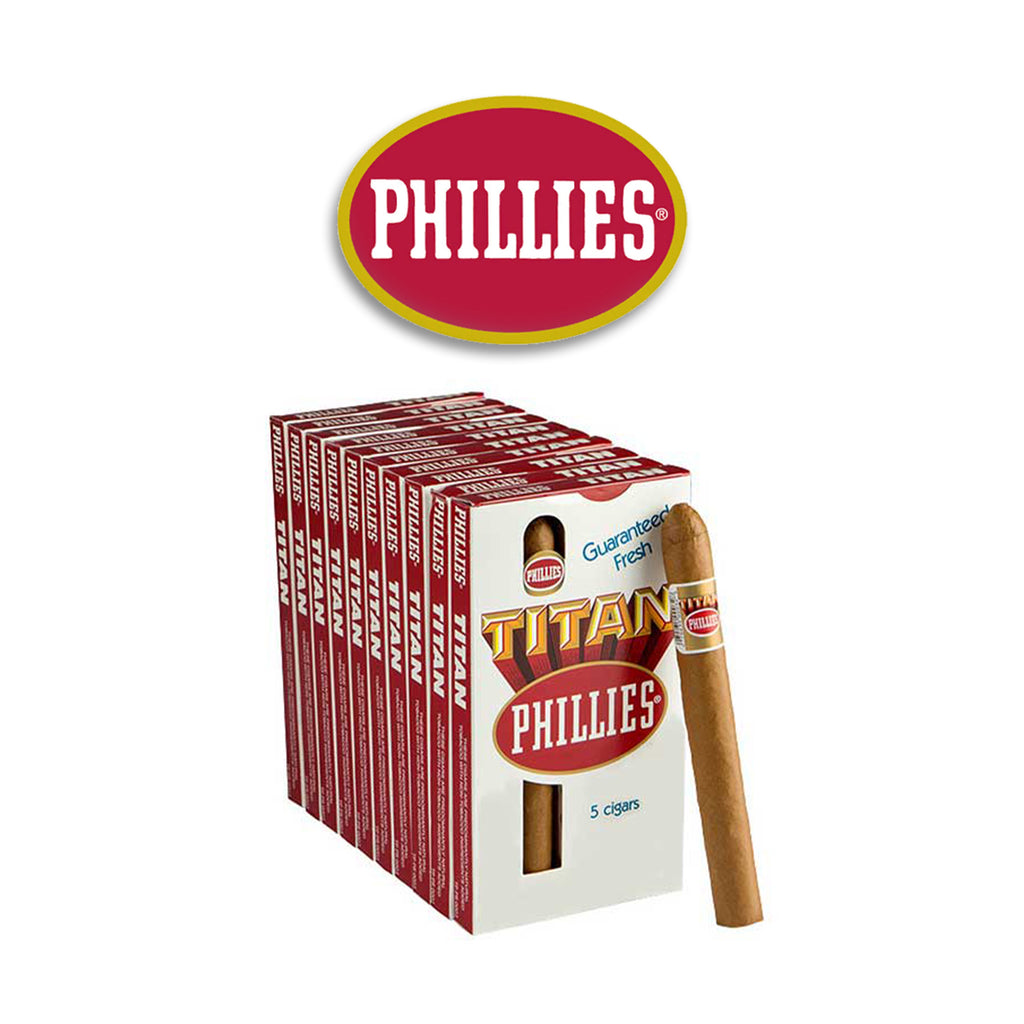 Phillies Titan Cigars 5pk- 10ct | SoCAL Distro LLC
